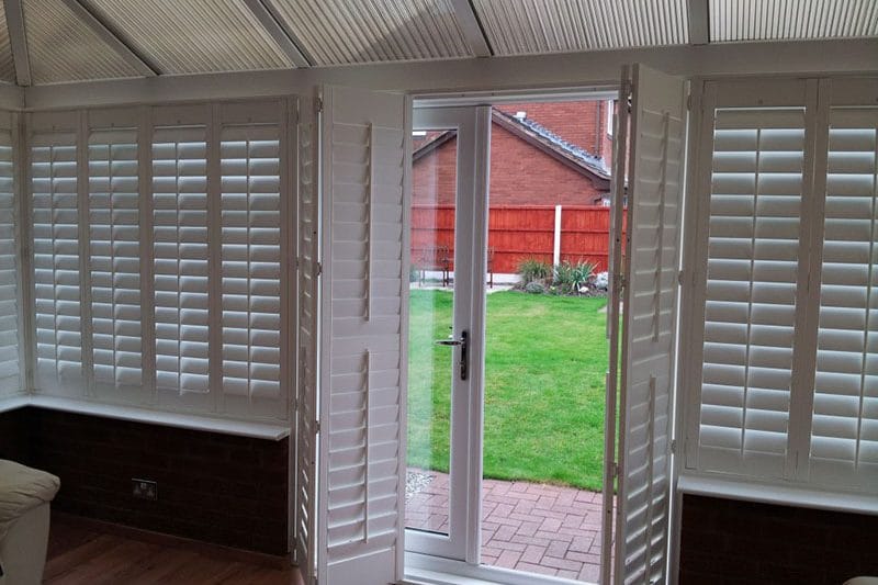Conservatory Shutters & Blinds For Windows - Horizon Shutters UK