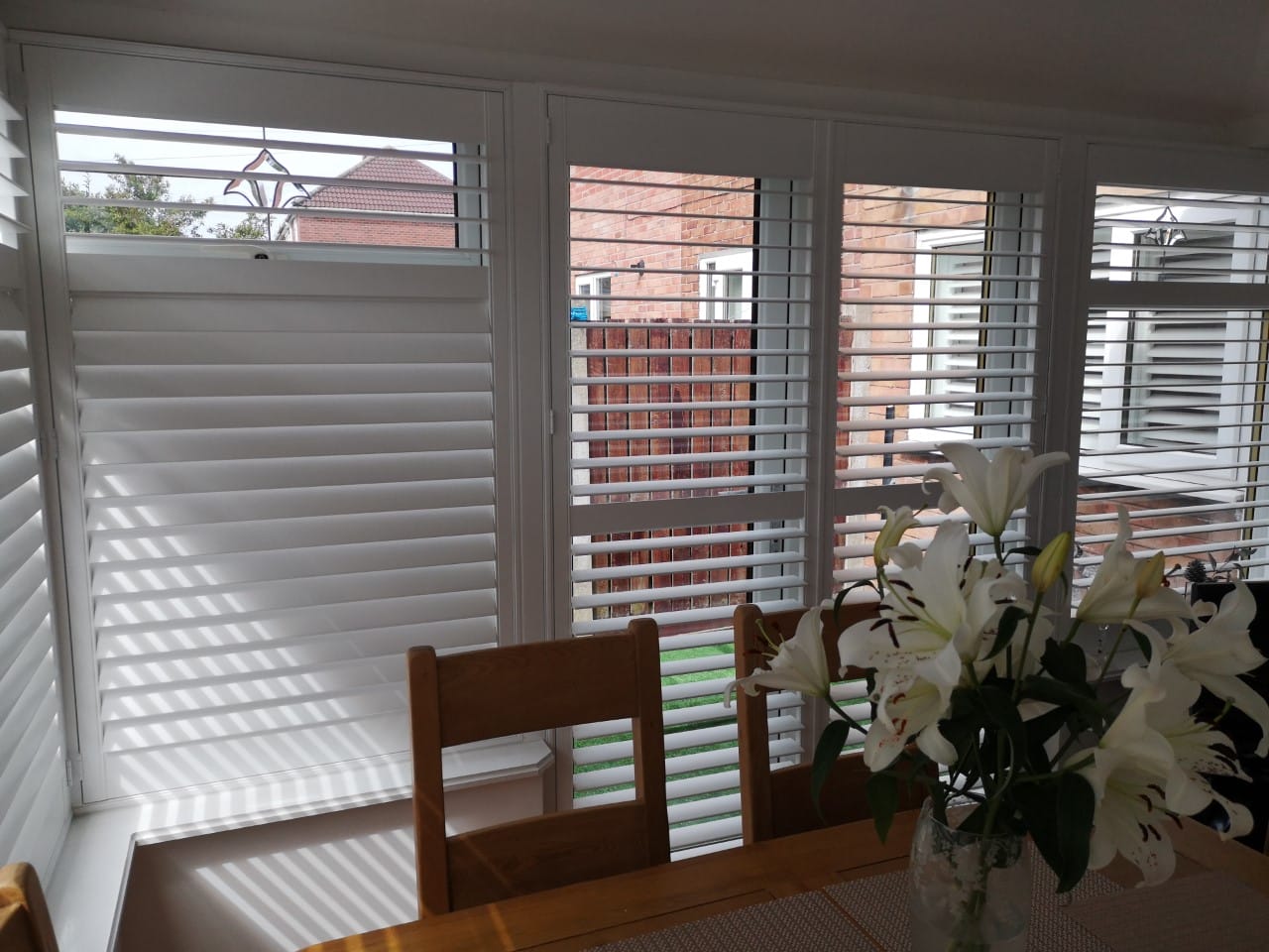 Conservatory Shutters & Blinds For Windows - Horizon Shutters UK